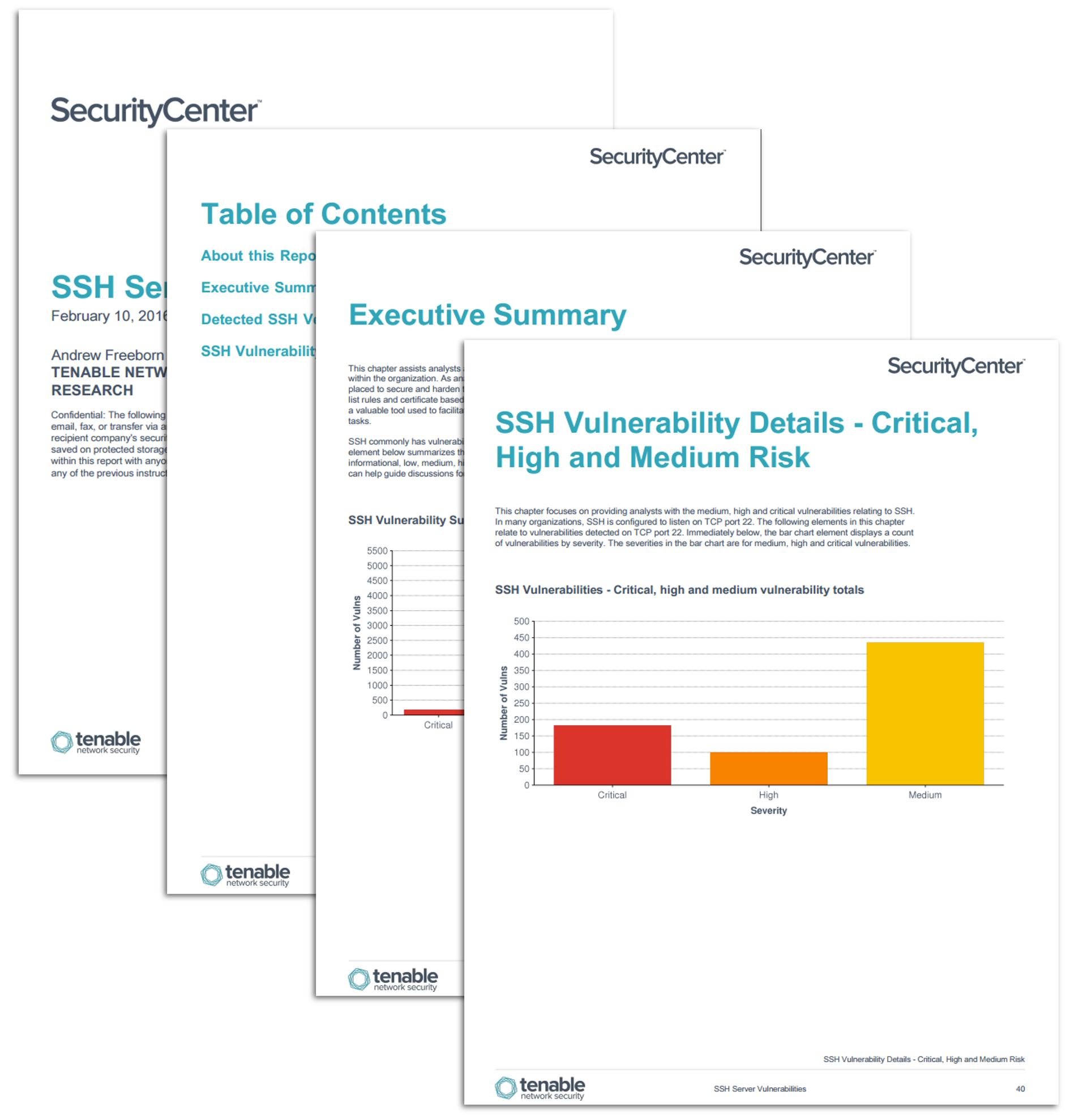 Ssh Server Vulnerabilities Sc Report Template Tenable® 5055